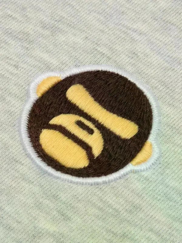 AAPE BY *A BATHING APE Aaper Moonface Logo Crew Neck Sweatshirt