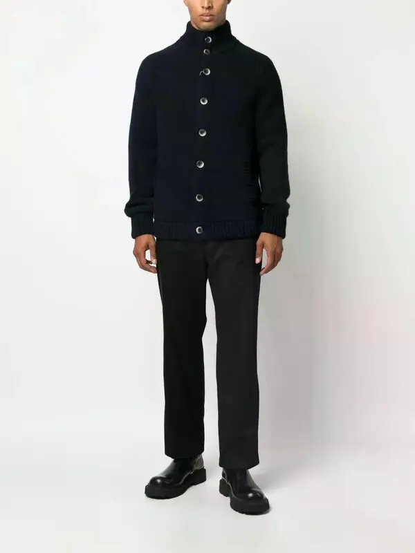 Herno Button-up Wool Cardigan