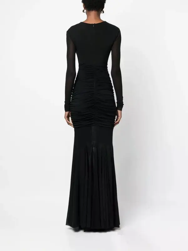 Philosophy Di Lorenzo Serafini Ruched Cut-out Maxi Dress