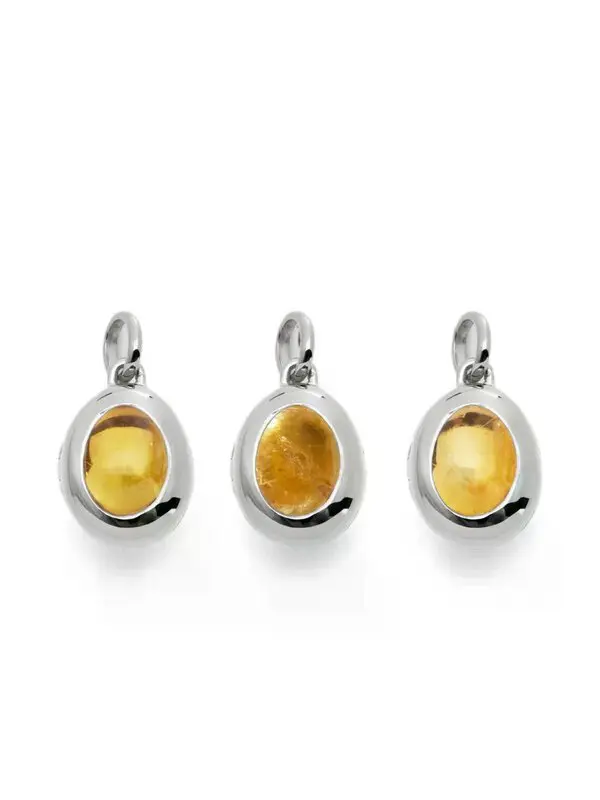 Monica Vinader November Birthstone Citrine-embellished Necklace
