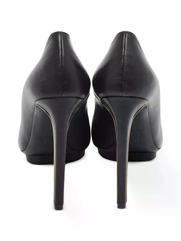 Alexander McQueen Leather Spiked Platform Pumps