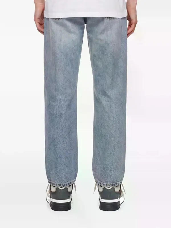 LEVI'S 568 Distressed-effect Straight-leg Jeans