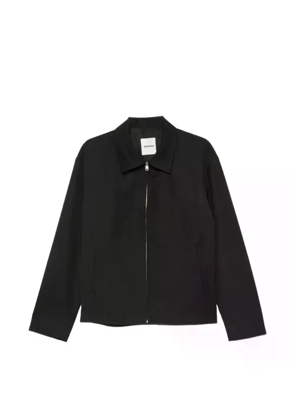 Sandro Wing-collar Zip-up Jacket