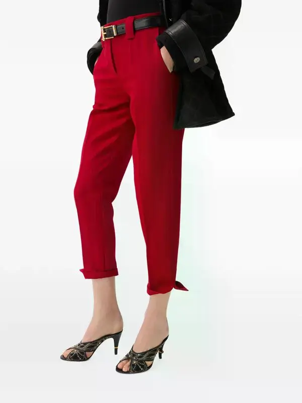 Versace Grain De Poudre Wool Pants
