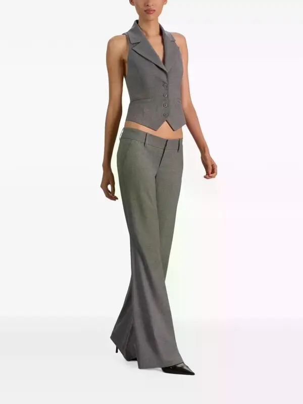 Alice + Olivia Erica Notched-lapels Top