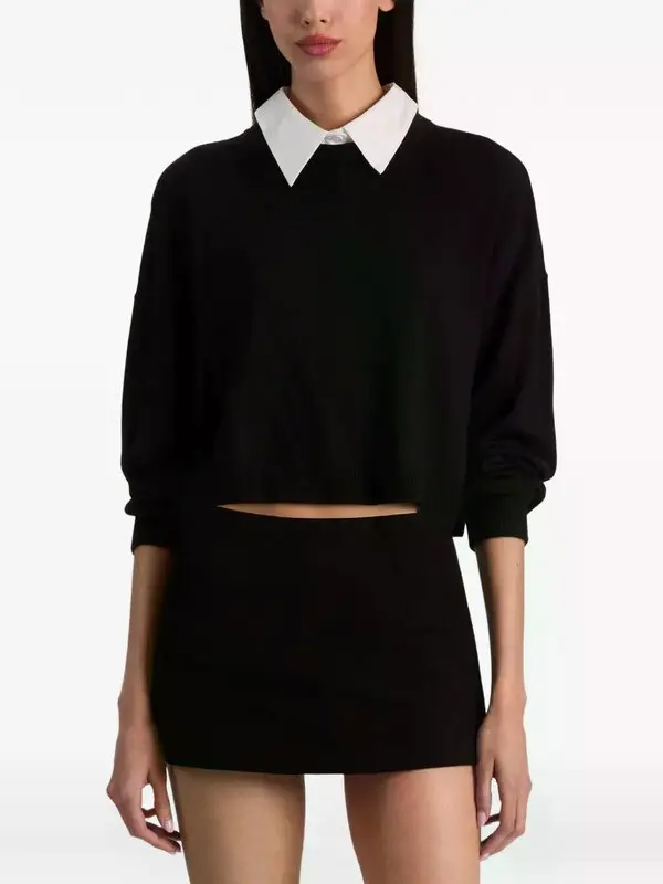Alice + Olivia Rhett Detachable-collar Sweater