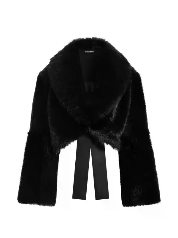 Dolce & Gabbana Shearling Bolero Jacket