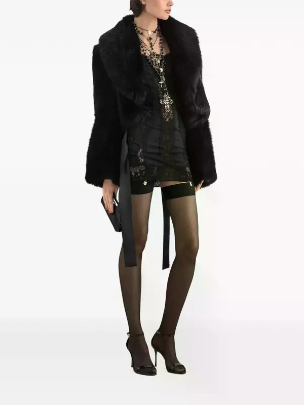 Dolce & Gabbana Shearling Bolero Jacket