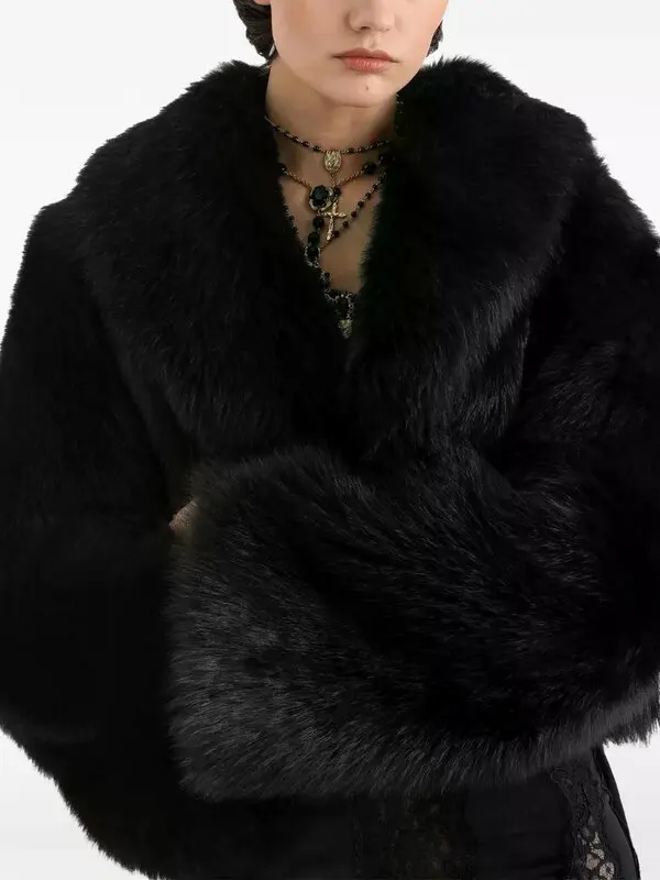 Dolce & Gabbana Shearling Bolero Jacket