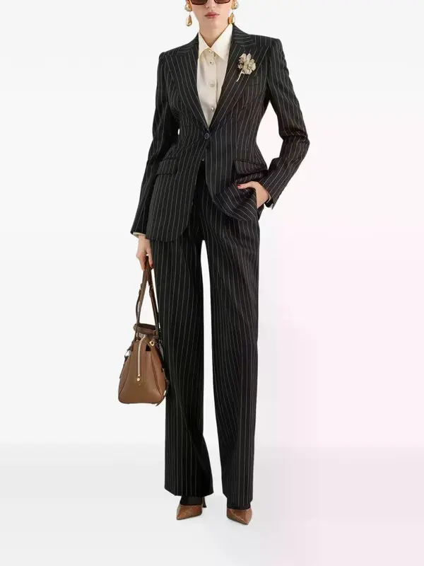 Dolce & Gabbana Pinstripe Wool Trousers