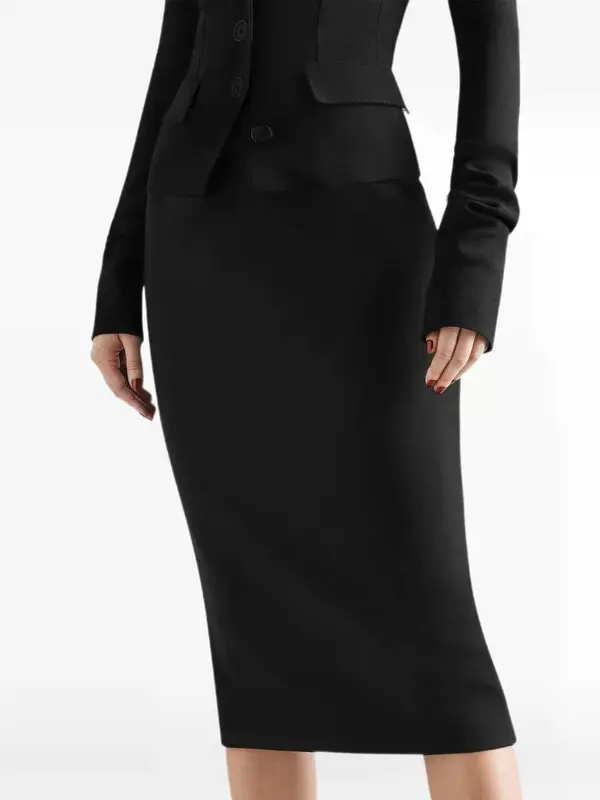 Dolce & Gabbana Stretch Wool Skirt