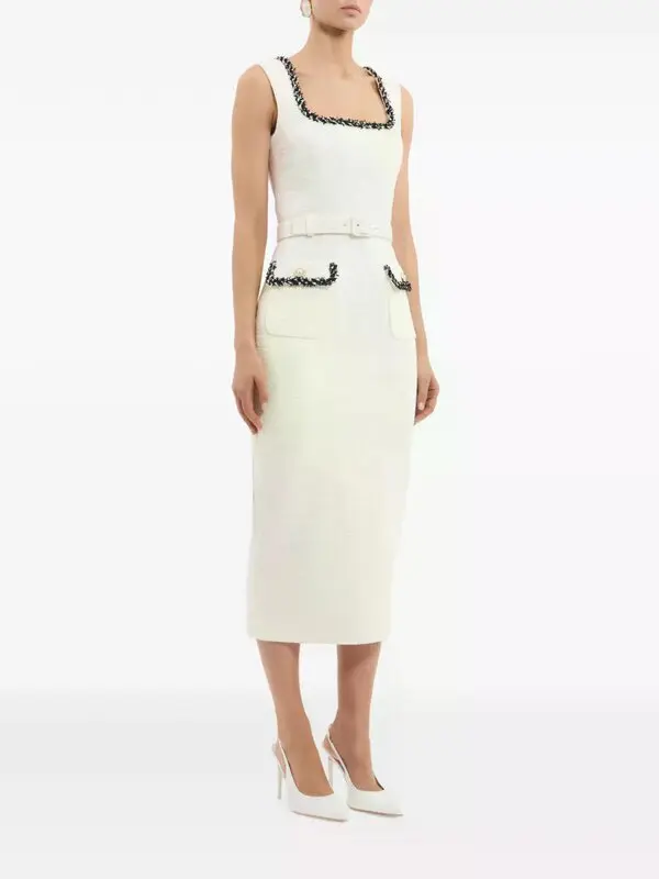 Rebecca Vallance Jacquie Midi Dress - Neutrals
