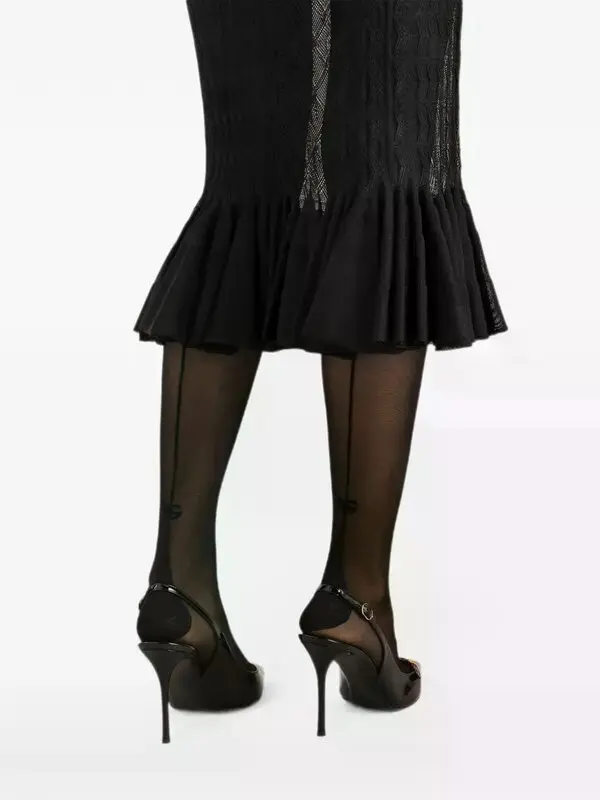 Dolce & Gabbana Lace-stitch Knit Skirt