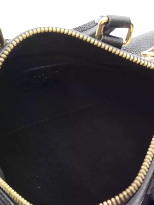 LOUIS VUITTON 2021-2026 Bicolor Monogram Empreinte Giant Papillon Bb Satchel - Black
