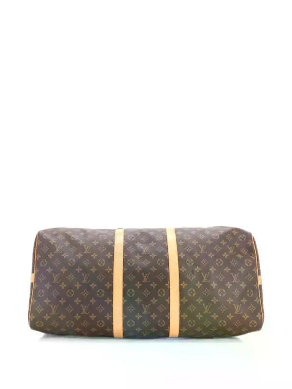 LOUIS VUITTON Monogram Canvas Keepall Bandouliere 60 Travel Bag
