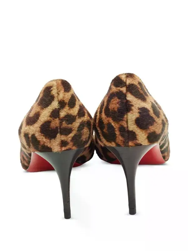 CHRISTIAN LOUBOUTIN Leopard-print Calf-hair Stiletto Pumps