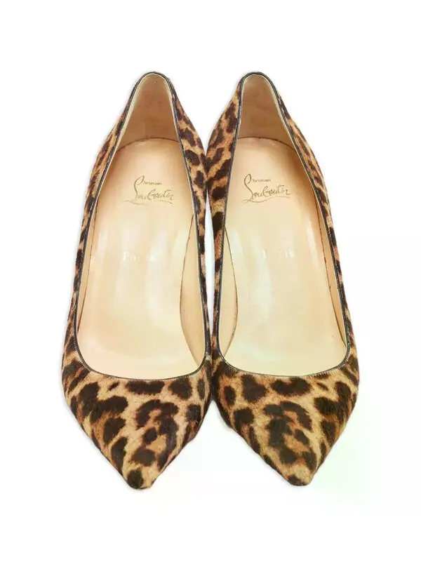 CHRISTIAN LOUBOUTIN Leopard-print Calf-hair Stiletto Pumps