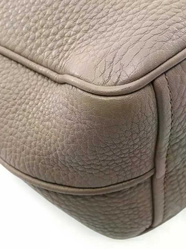 Prada 2010-2026 Vitello Daino Double Zip Camara Bag Crossbody Bag - Grey