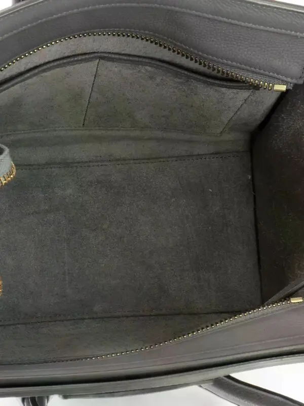 Celine Luggage Bag Grainy Leather Micro Tote Bag