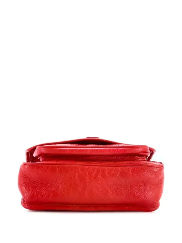 Saint Laurent Niki Chain Flap Bag Matelasse Chevron Leather Shoulder Bag - Red