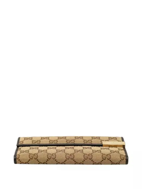 Gucci 2000-2015 Gg Canvas Wallet Long Wallets