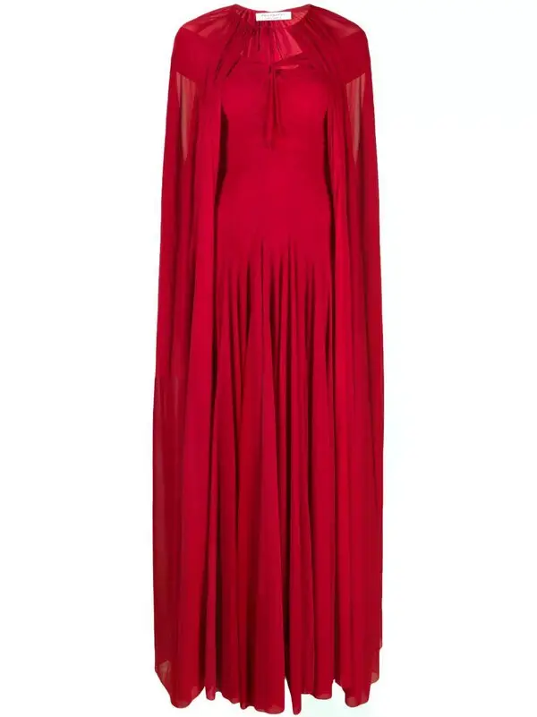 Philosophy Di Lorenzo Serafini Off-shoulder Tulle Gown - Red
