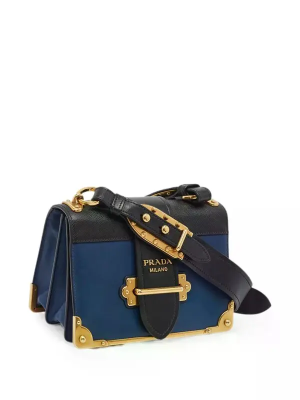 Prada Cahier Logo-lettering Shoulder Bag
