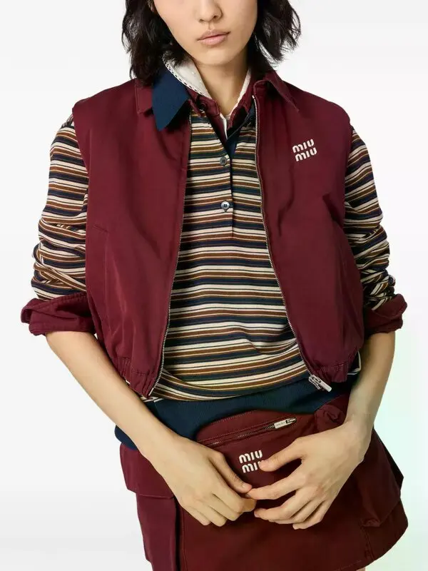 Miu Miu Logo-embroidered Shirt