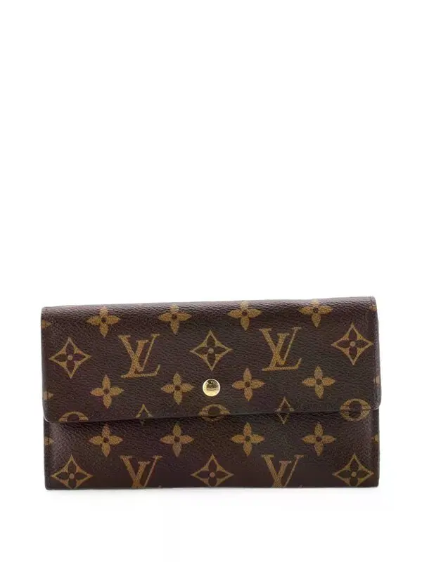 LOUIS VUITTON Porte Tresor International Wallet Monogram Canvas Small Wallets