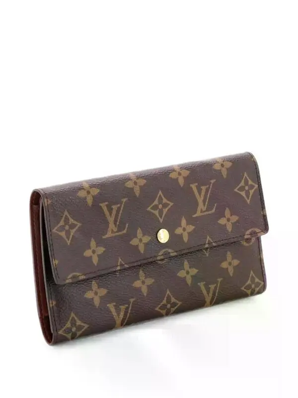 LOUIS VUITTON Porte Tresor International Wallet Monogram Canvas Small Wallets