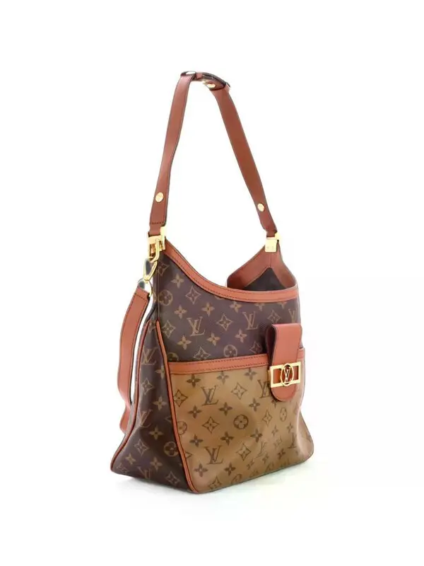 LOUIS VUITTON Dauphine Reverse Monogram Canvas Mm Hobo Bag