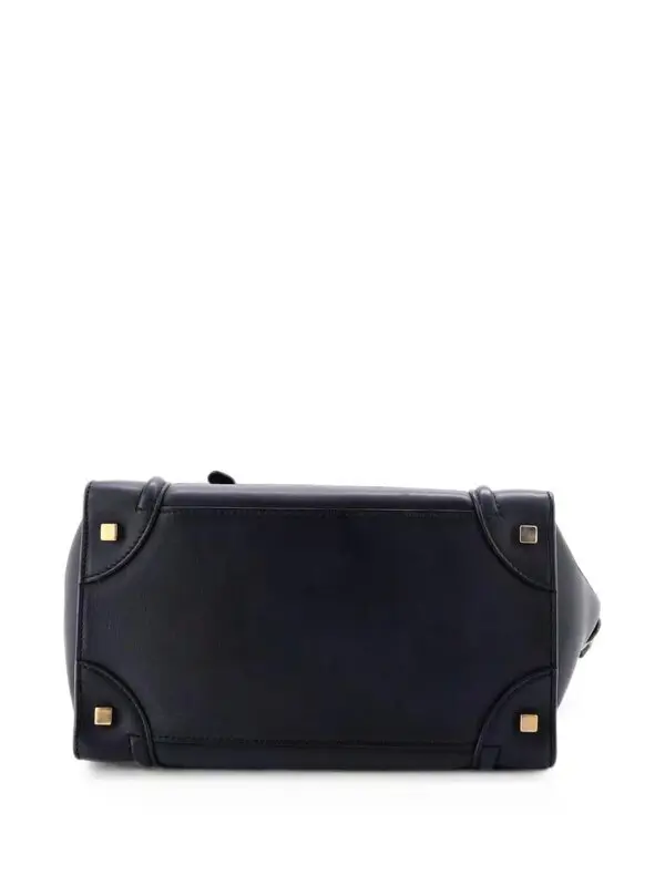 Celine Luggage Bag Smooth Leather Mini Tote Bag