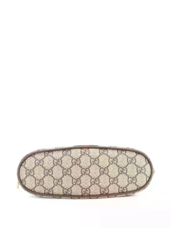 Gucci Ophidia Cosmetic Case Gg Coated Canvas Large Pouch