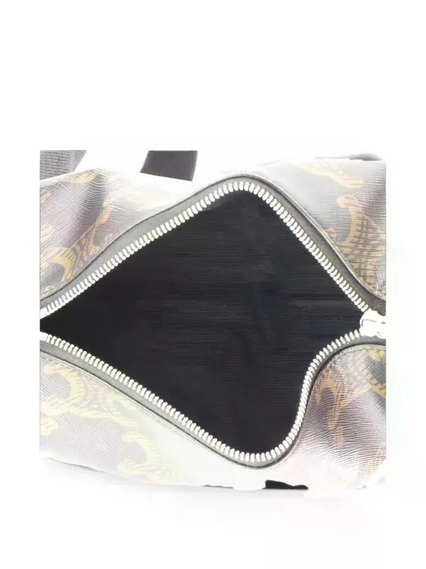 Celine Logo Cylinder Bag Triomphe Coated Canva Crossbody Bag