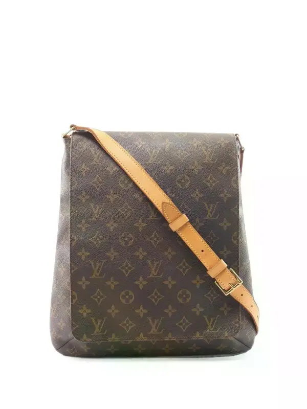 LOUIS VUITTON 2001 Monogram Musette Salsa Long Strap Crossbody Bag