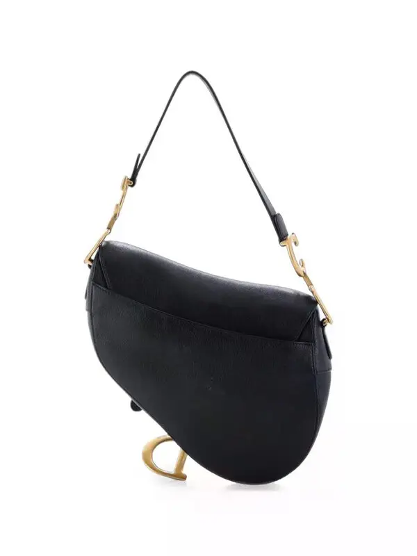 Dior Saddle Handbag Leather Medium Shoulder Bag