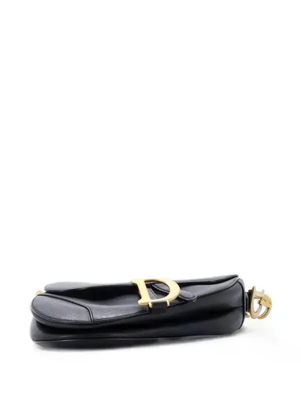 Dior Saddle Handbag Leather Medium Shoulder Bag
