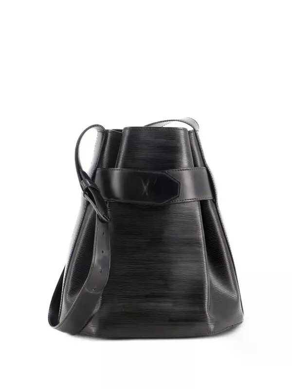 LOUIS VUITTON Vintage Epi Leather Sac D'epaule Pm Bucket Bag - Black