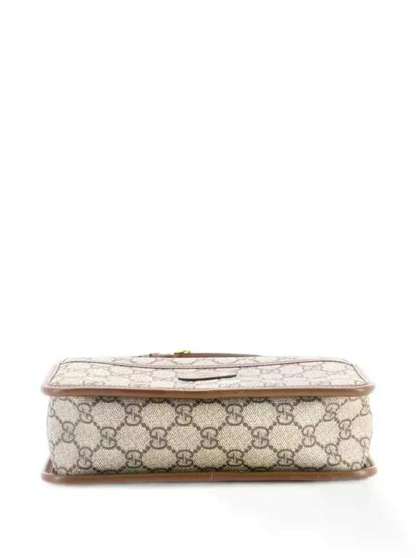 Gucci Interlocking G Patch Camera Bag Gg Coated Canvas Mini Crossbody Bag