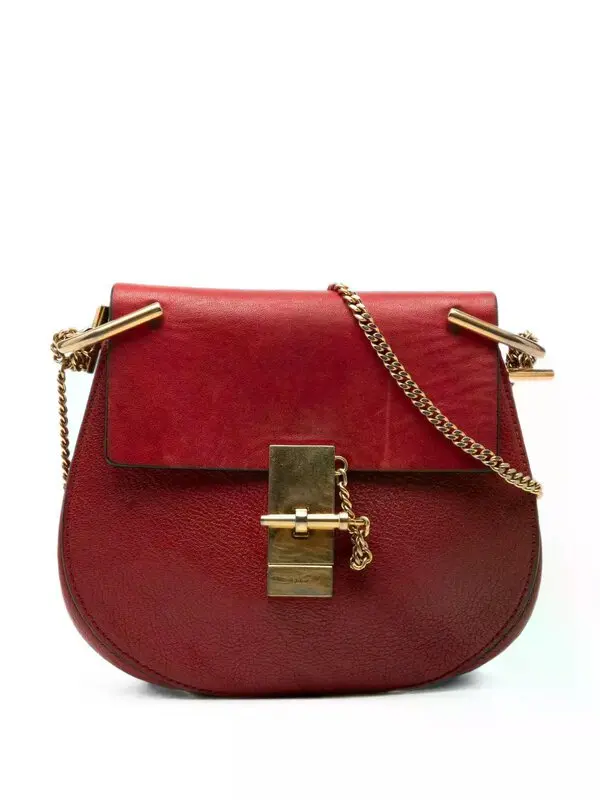 Chloé Drew Crossbody Bag - Red