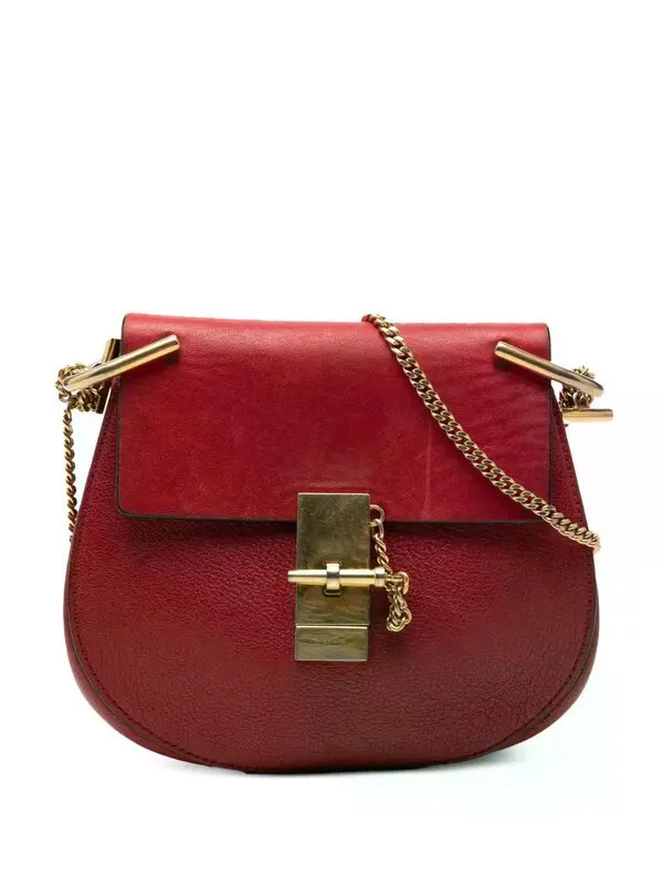 Chloé Drew Crossbody Bag - Red