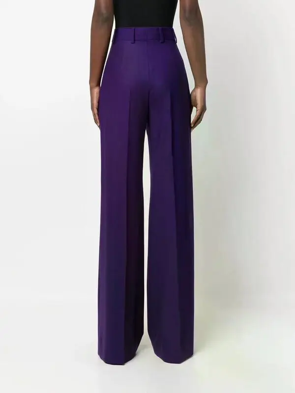 Alberta Ferretti High-waisted Tailored Trousers