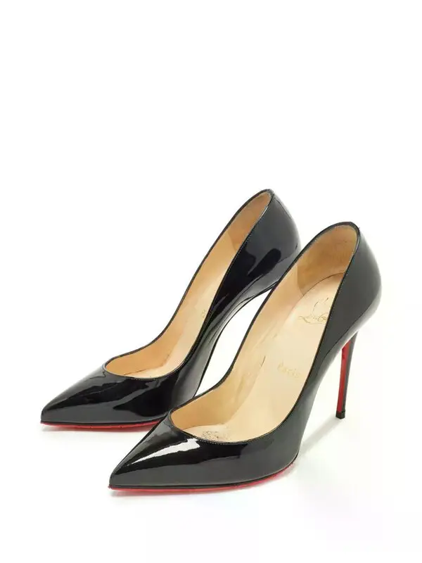 CHRISTIAN LOUBOUTIN Pigalle Follies Pointed-toe Pumps - Black