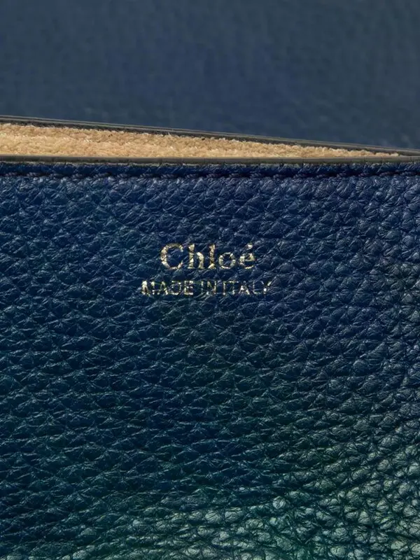 Chloé Drew Leather Crossbody Bag - Blue