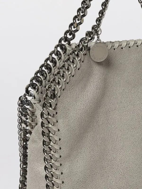 Stella McCartney Falabella Alter Mat Handbag With Chain Trim - Grey