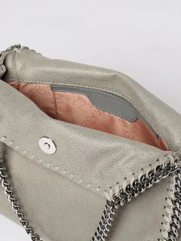 Stella McCartney Falabella Alter Mat Handbag With Chain Trim - Grey
