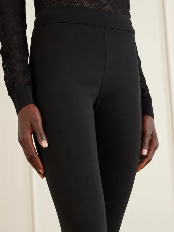 Dolce & Gabbana Crepe High-rise Straight-leg Capri Pants