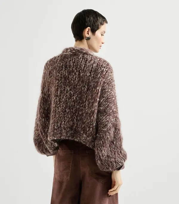 Brunello Cucinelli Mohair Malfilé Cardigan