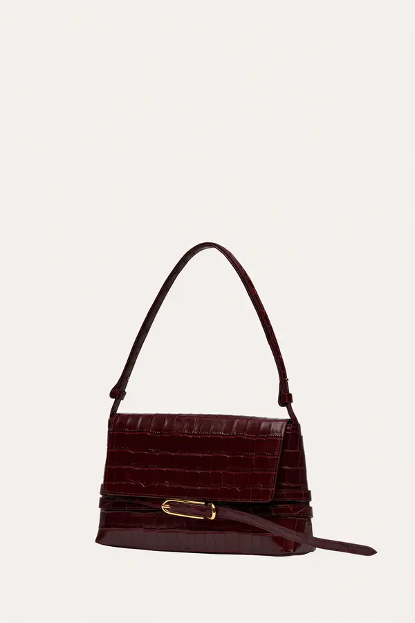LIFFNER Belted Shoulder Bag - Red