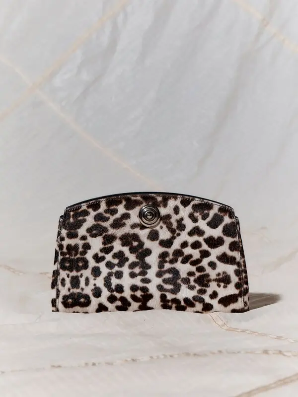LIFFNER Pushlock Clutch Snow Leopard